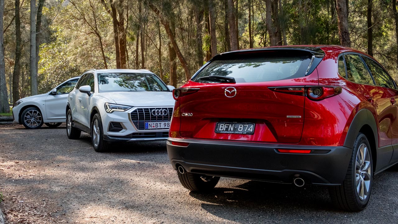 Mazda CX-30 vs Audi Q3 vs BMW X1: SUV comparison | Chasing Cars