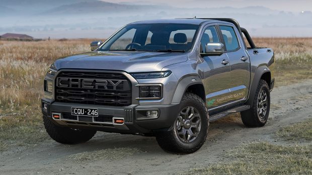 Diesel plug-in hybrid ute? New Chery dual-cab looms to challenge Ford ...