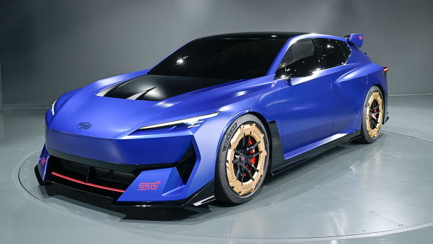 Concept STI twins show the past, present and future of Subaru at Japan ...